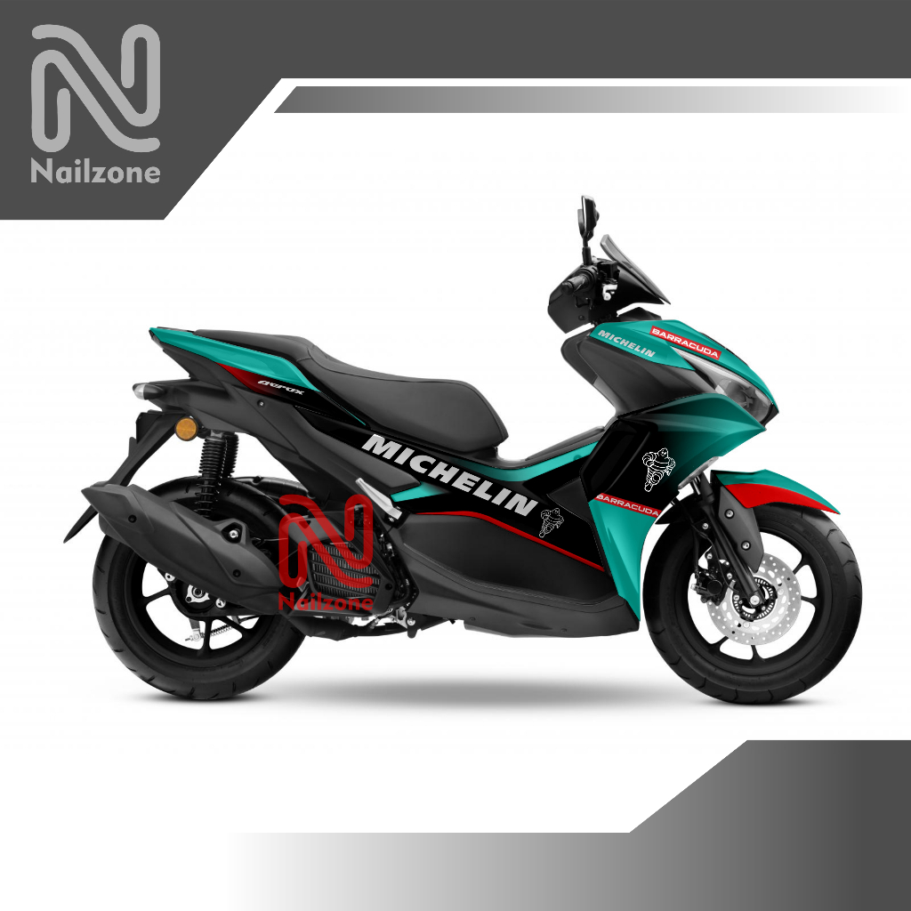 Jual Custom sticker Decal full body YAMAHA AEROX 155 MICHELIN | Shopee ...