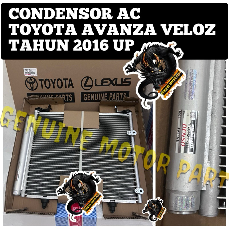 Jual CONDENSOR AC TOYOTA AVANZA VELOZ XENIA TAHUN 2016 UP ASLI DENSO ...