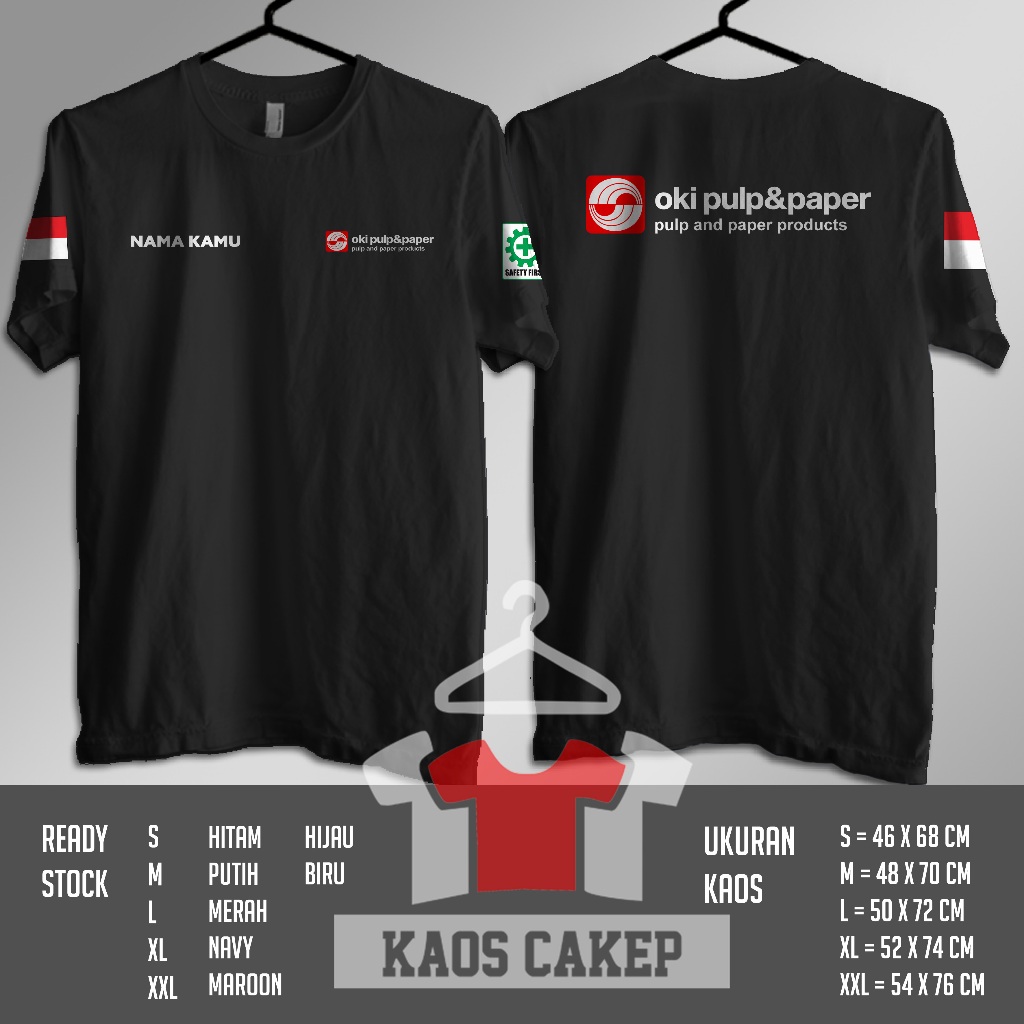 Jual Kaos PT Oki Pulp & Paper Pulp and Paper Products Gratis Nama Kamu ...
