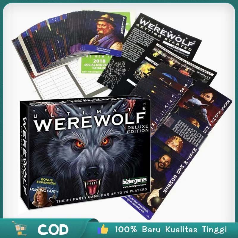 Jual Kartu Warewolf Deluxe Mainan Werewolf Edition Board Game | Shopee ...