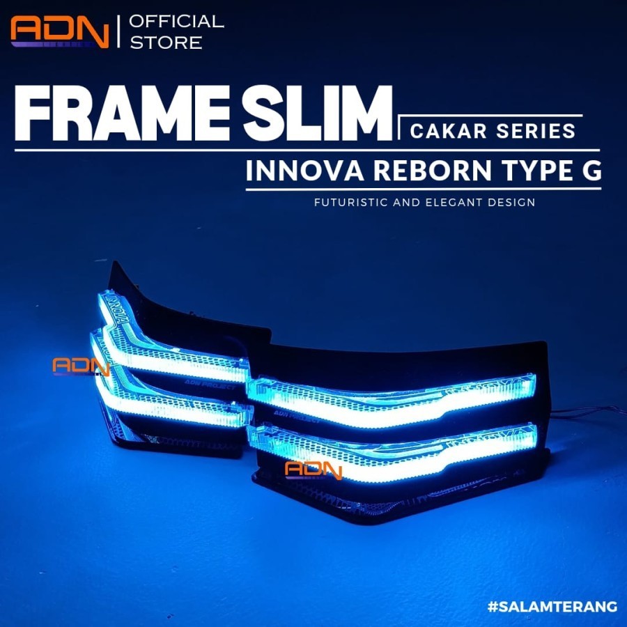 Jual SLIM FRAME LAZY EYE Custom 3D DRL INNOVA REBORN TYPE G SEPASANG ...