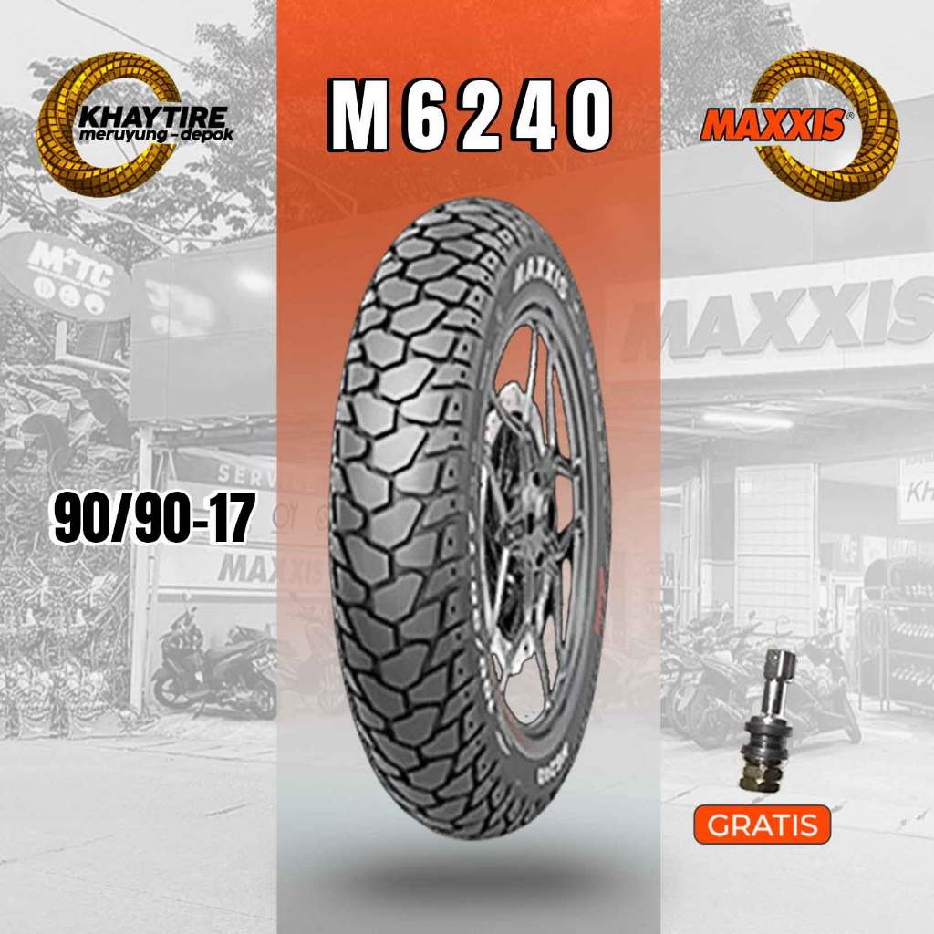 Jual Ban Touring Motor MAXXIS M6240 90/90 Ring 17 Tubeless | Shopee ...