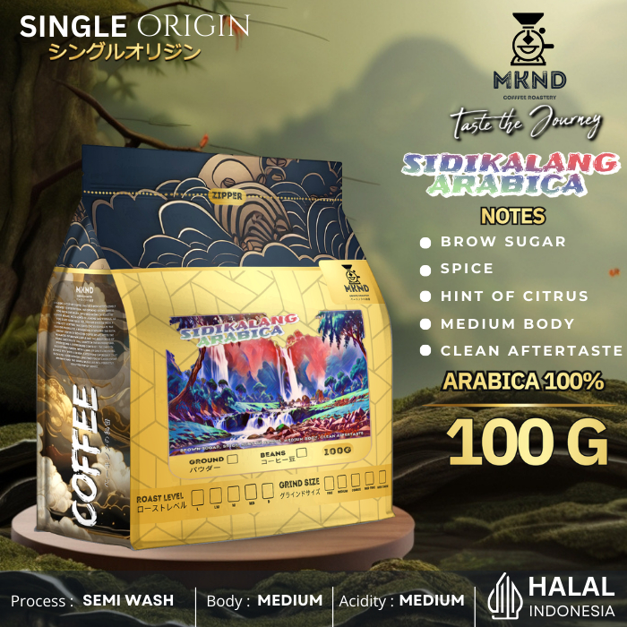 Jual MKND COFFEE ROASTERY - Arabika Lintong 100gr Singgel Origin | Biji ...
