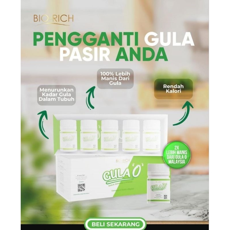 Jual Gula O gula sehat tenpa kalori & tanpa risiko diabetes | Shopee ...