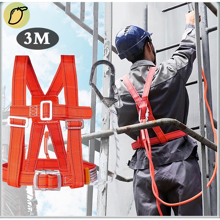 Jual 3M/5M Safety Full Body Harness/Safety Belt Kerja/Safety Belt ...