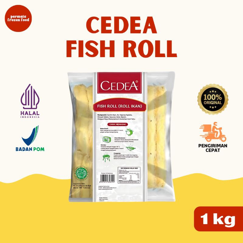 Jual CEDEA Fish Roll 1 kg | Shopee Indonesia