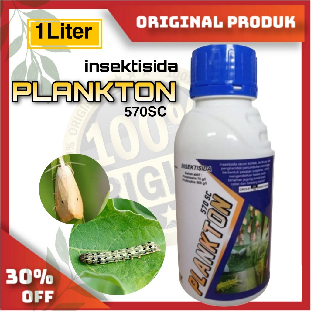 Jual 1LITER INSEKTISIDA PLANKTON PENGENDALI HAMA WERENG OBAT HAMA UNTUK ...