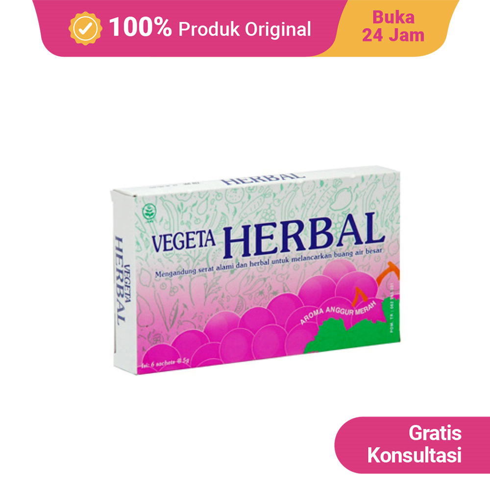 Jual Vegeta Herbal 6 Sachet | Shopee Indonesia