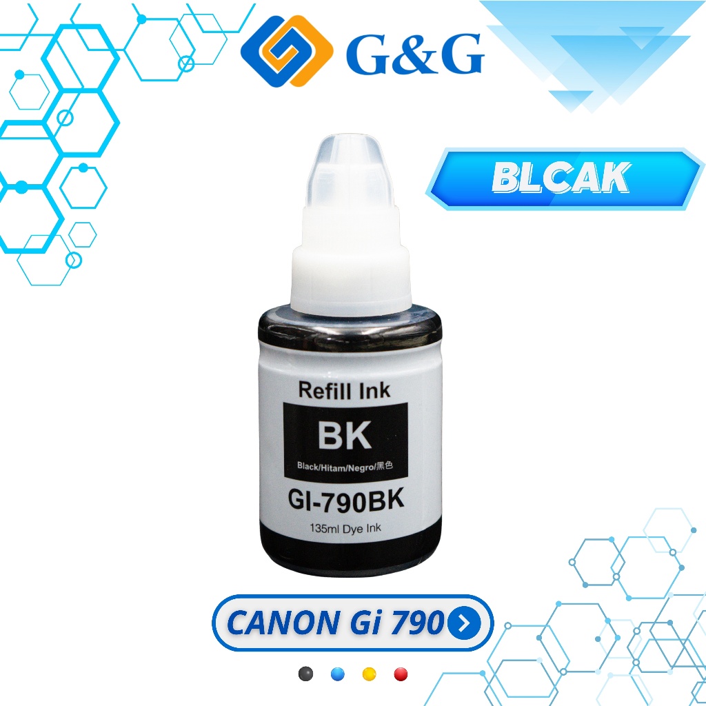 Jual TINTA CANON PIXMA Gi 790 UNTUK PRINTER SERIES G3010 | G2000 ...