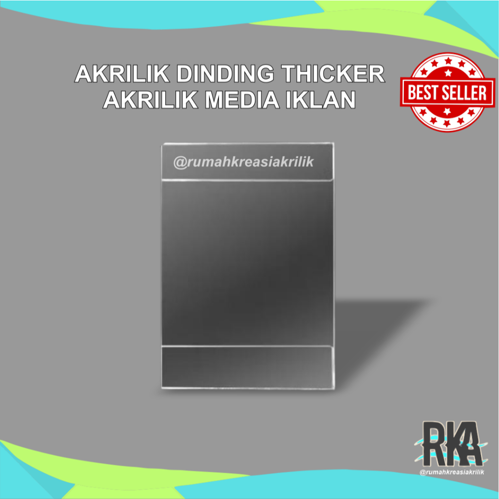Jual AKRILIK DINDING AKRILIK THICKER A4 POTRAIT ACRYLIC POSTER IKLAN ...