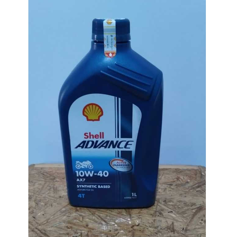 Jual SHELL BEBEK AX7 1L SHELL ADVANCE AX7 4T NonMatic 1L 10w-40 OLI ...