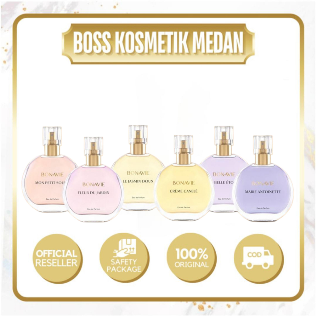 Jual BONAVIE Eau de Parfum Wanita Wangi Tahan Lama Hingga 12Jam ...
