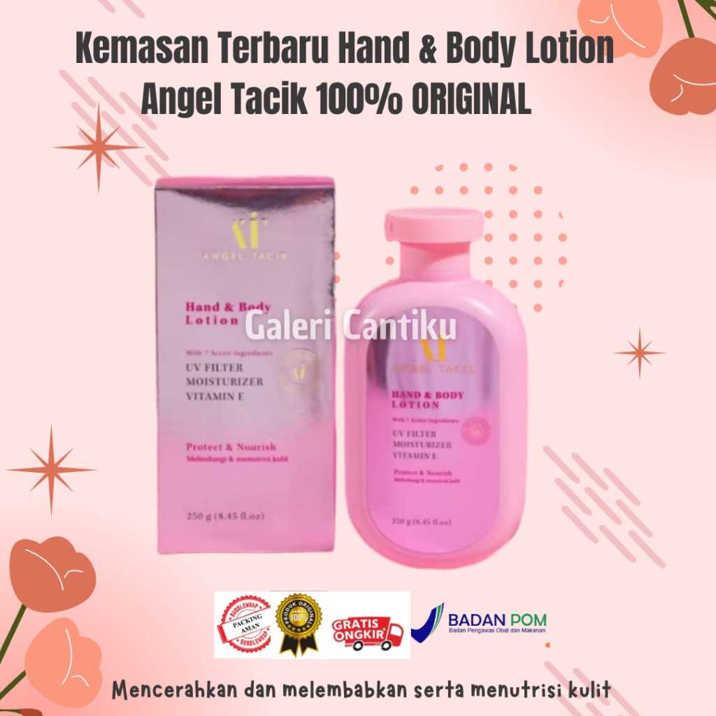 Jual NEW HAND & BODY LOTION ANGEL TACIK KEMASAN TERBARU 250 ML BERBPOM ...