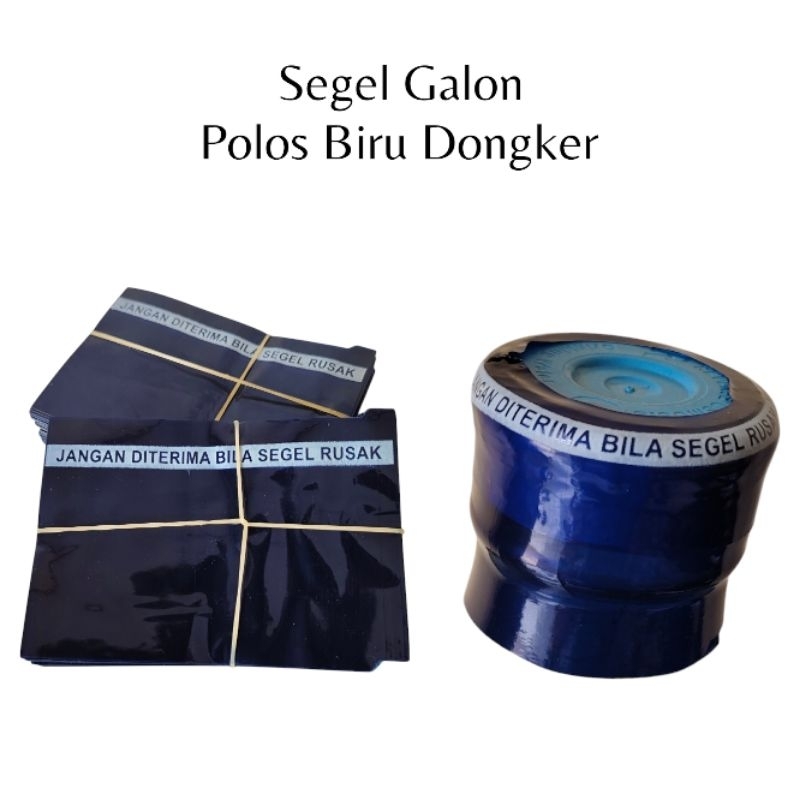 Jual Segel Galon Polos Biru Dongker Isi 200 Pcs | Shopee Indonesia