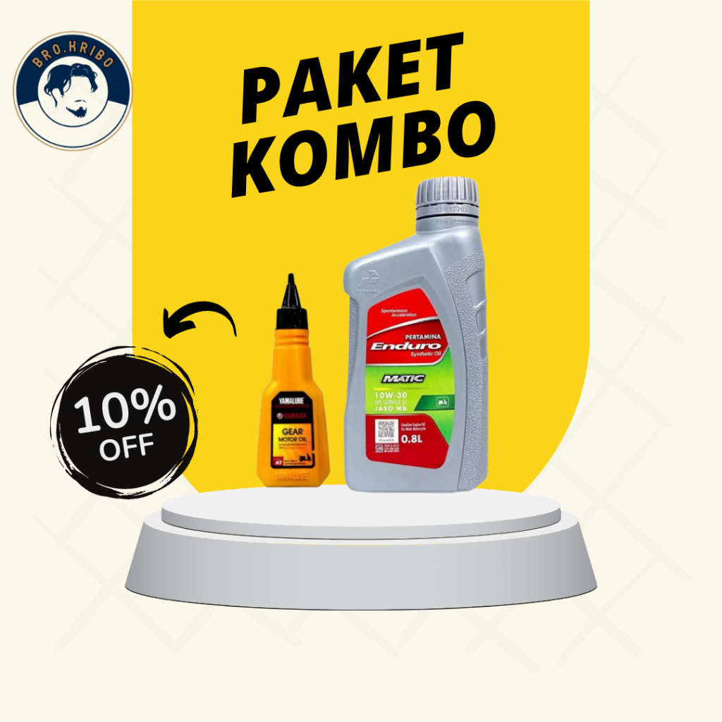 Jual ENDURO MATIC 0,8L 800ML COMBO PLUS OLI GEAR YAMALUBE 120ML ...