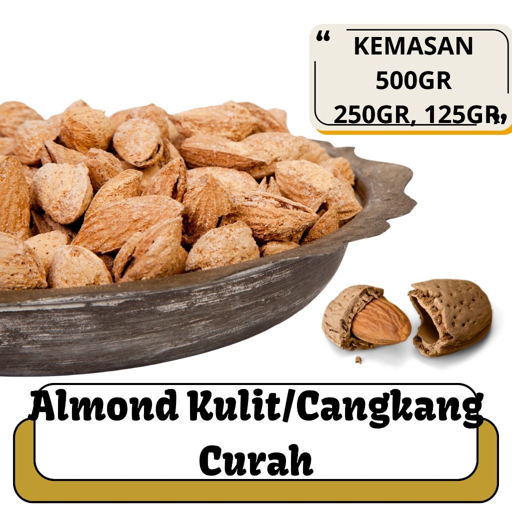 Jual OLEH OLEH HAJI DAN UMROH KACANG ALMOND KULIT CURAH I KACANG ...