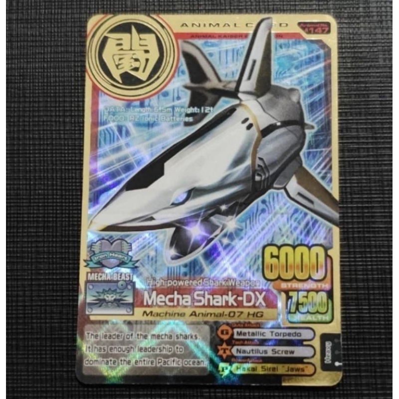 Jual Mecha Shark-DX Gold Rare Evo 4 Animal Kaiser Kartu Langka | Shopee ...