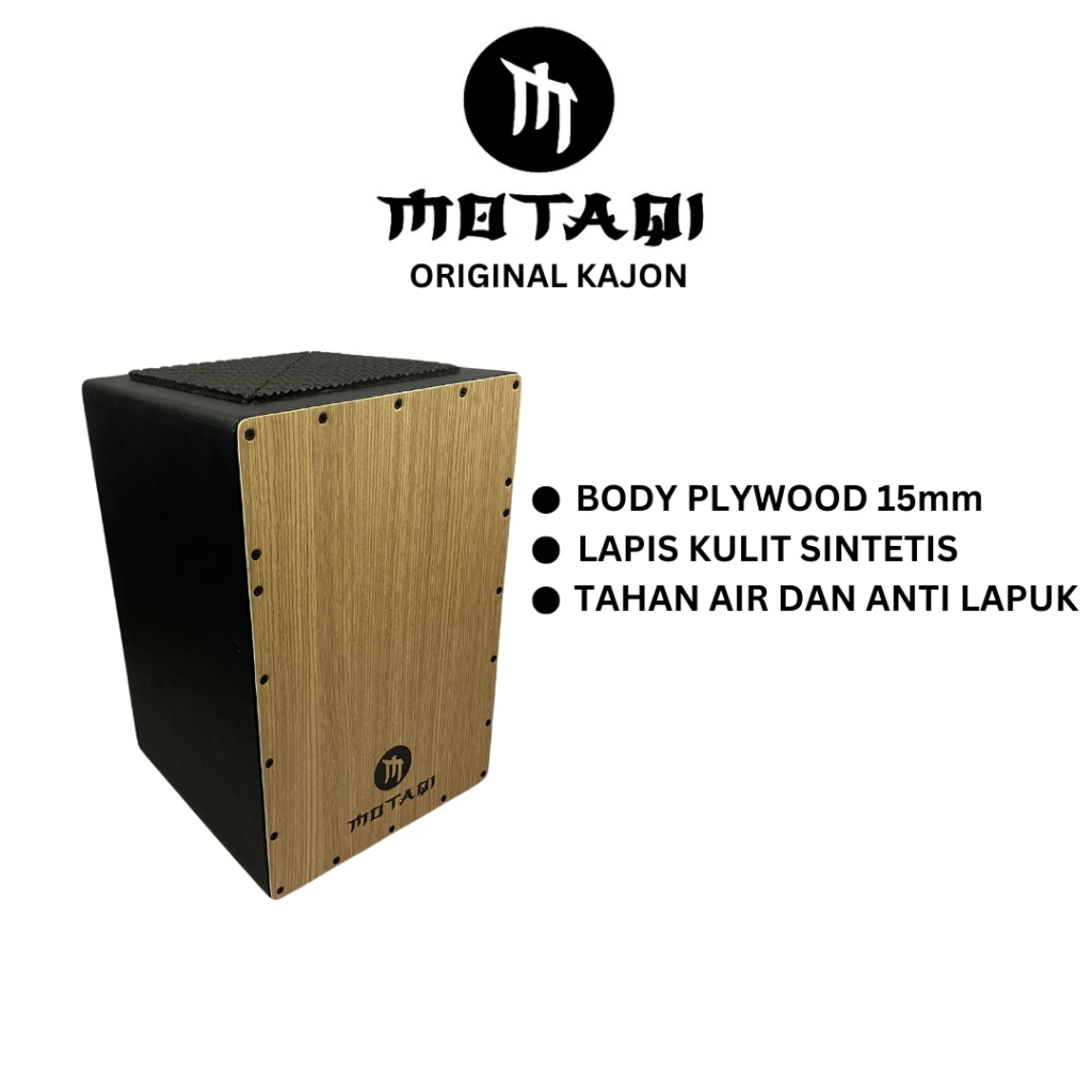 Jual motaqi original kajon cajon drum box akustik premium cream ...