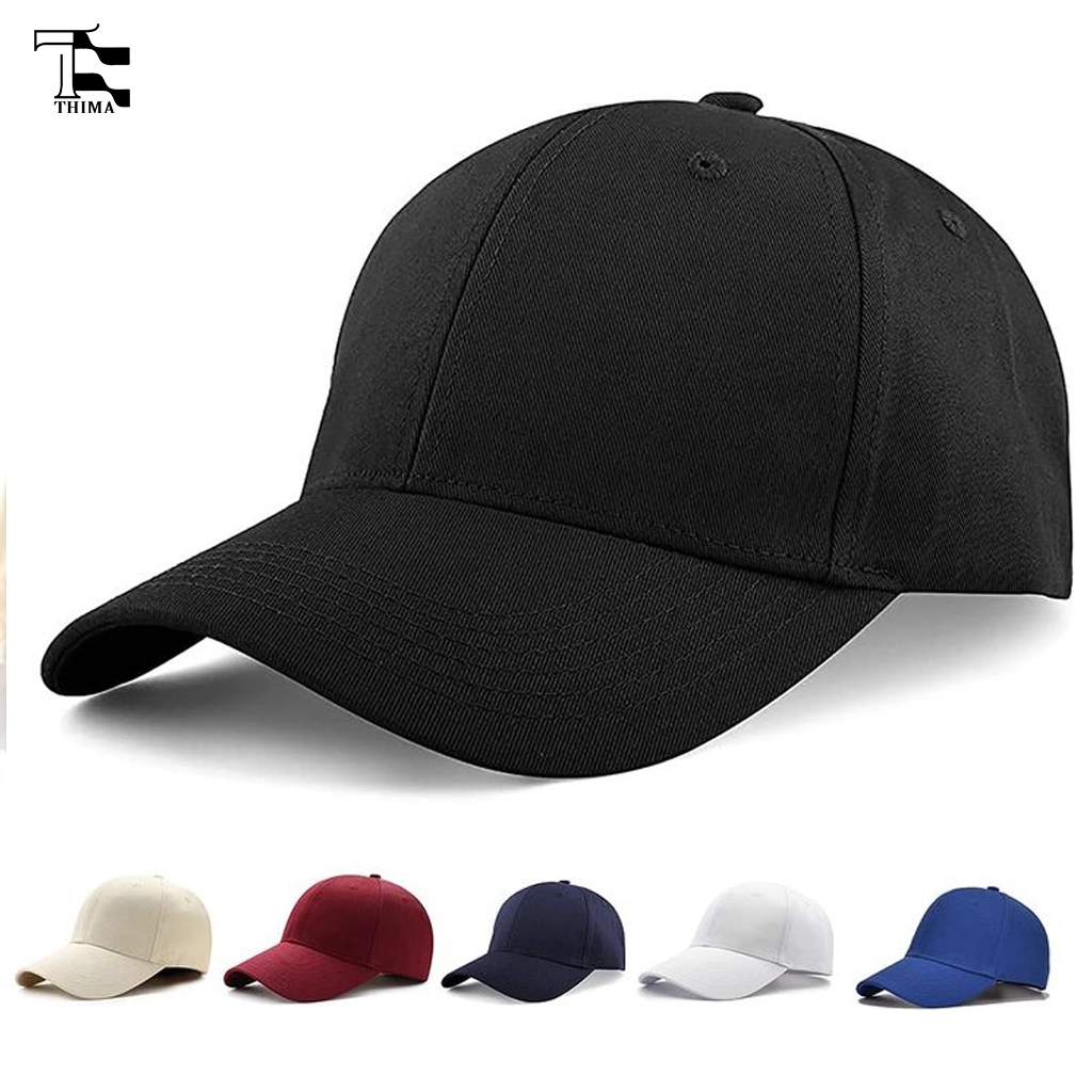 Jual Topi Baseball Polos Pria Wanita Simpel Keren Hitam Unisex Baseball ...