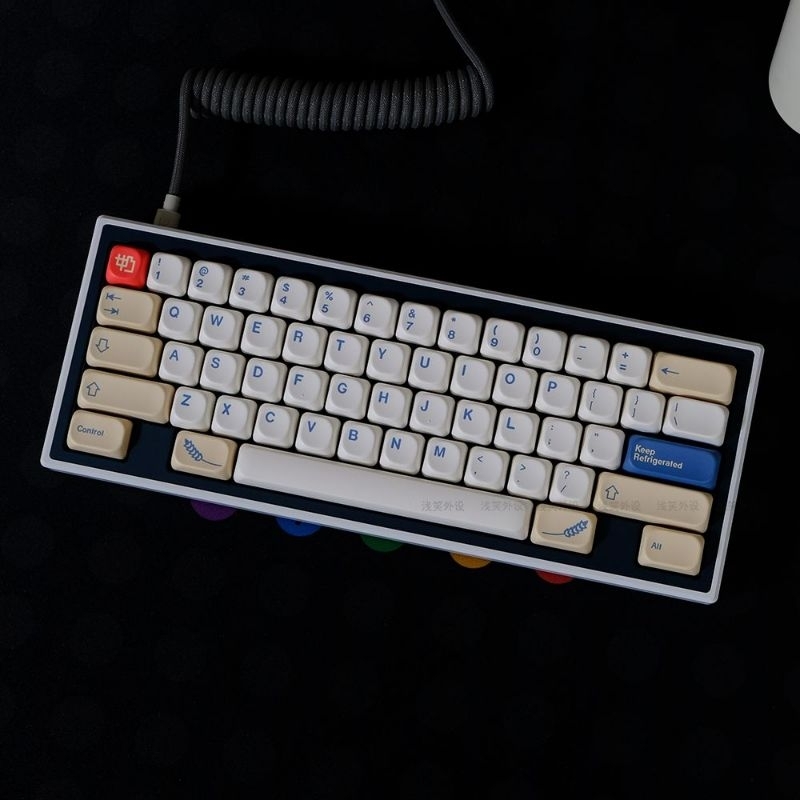 Jual GMK Soy Milk PBT Keycaps KOA Profile | Shopee Indonesia
