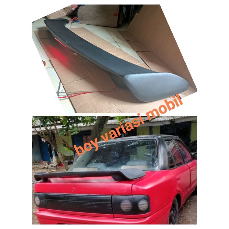 Jual spoiler sedan Toyota Corona absolute TRD plus lampu | Shopee Indonesia