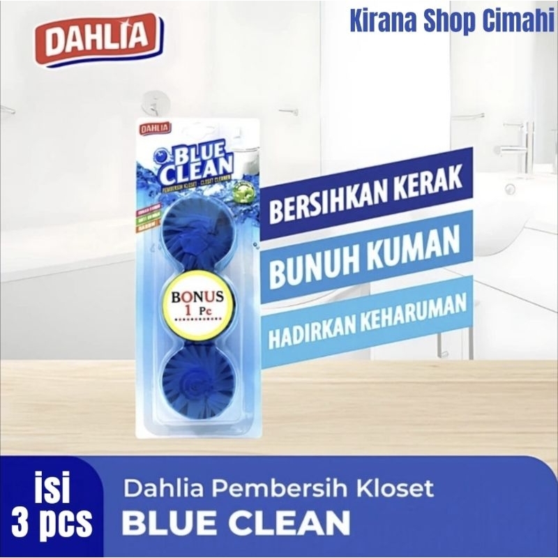 Jual Blue Clean Dahlia Pembersih Closet isi 3 Pcs | Shopee Indonesia