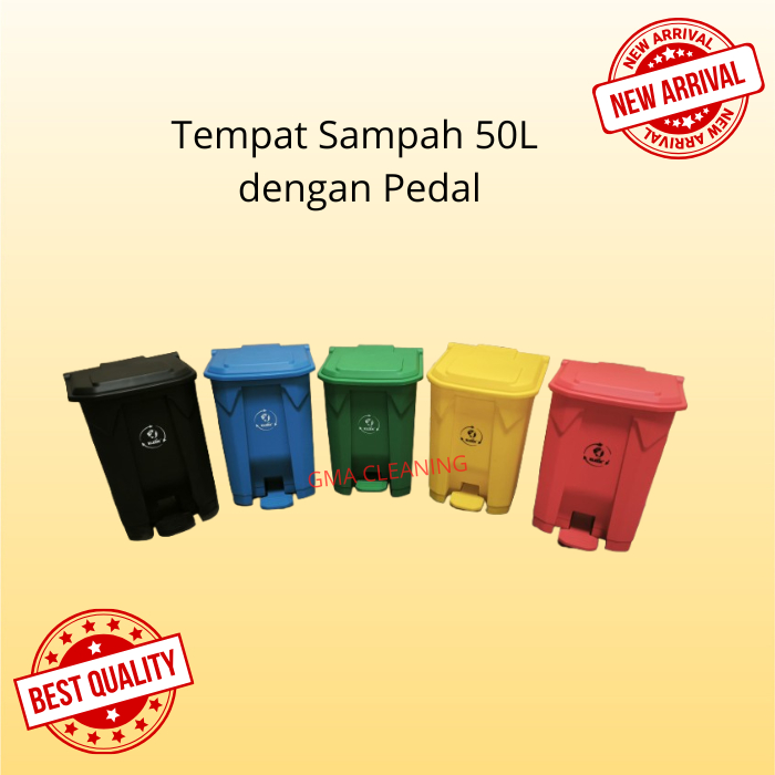 Jual Tempat Sampah KLEEN 50 Liter dengan Pedal | Shopee Indonesia