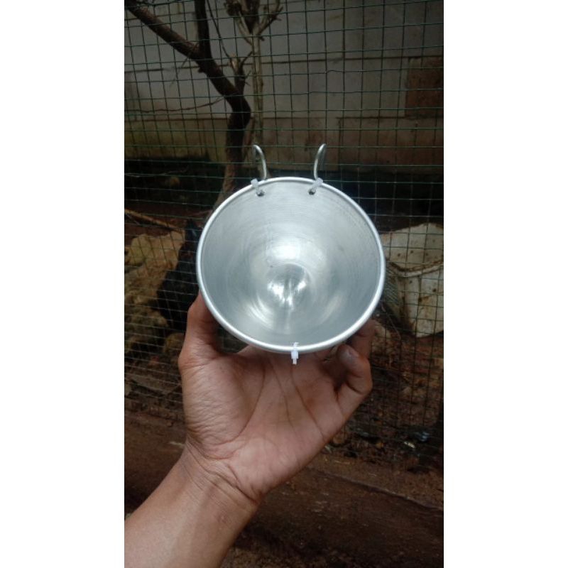 Jual cepuk Alumunium tempatt pakan ayam Bangkok cepuk | Shopee Indonesia