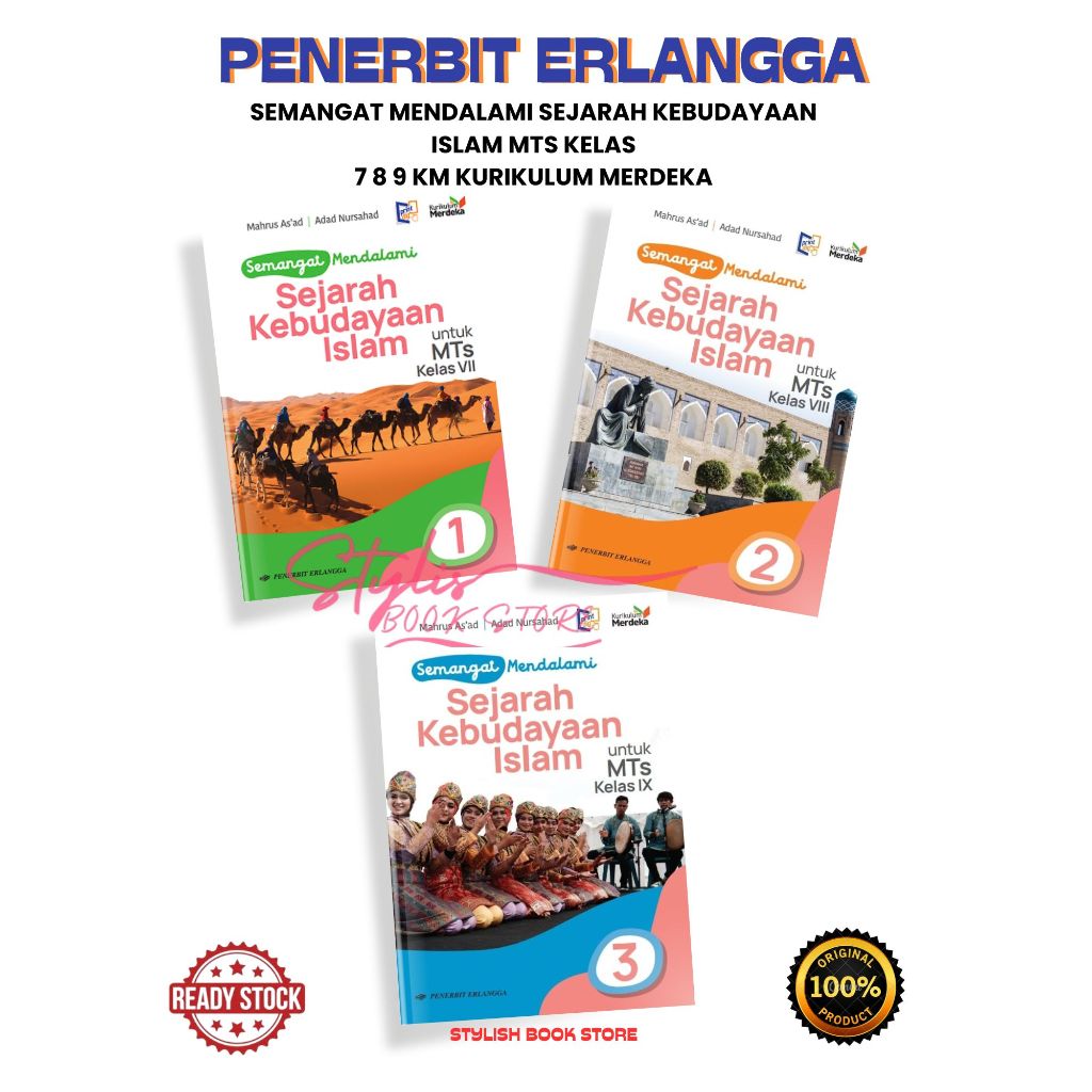 Jual BUKU PELAJARAN SEMANGAT MENDALAMI SEJARAH KEBUDAYAAN ISLAM MTS KELAS 7 8 9 ATAU KELAS 1 2 3 ...
