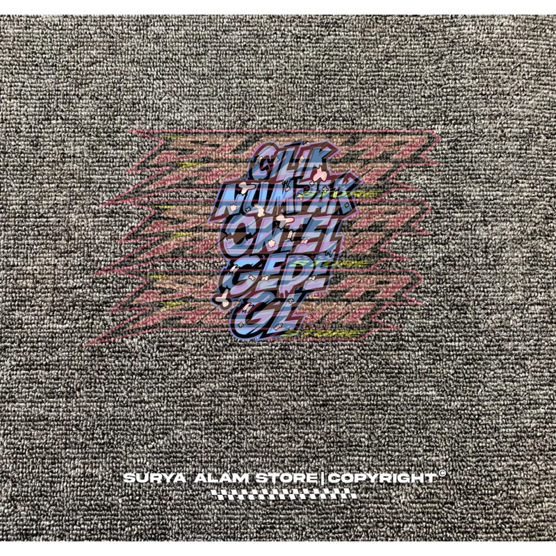 Jual Stiker Cutting cilik numpak ontel gede numpak GL | Shopee Indonesia