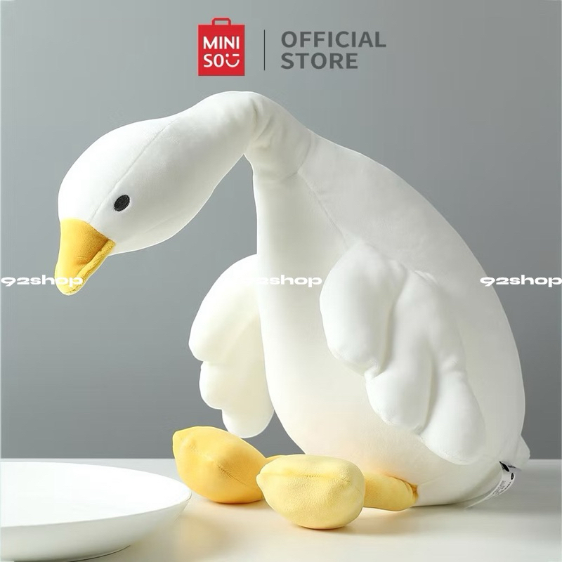 Jual Boneka angsa miniso boneka angsa putih miniso goose plush toy ...