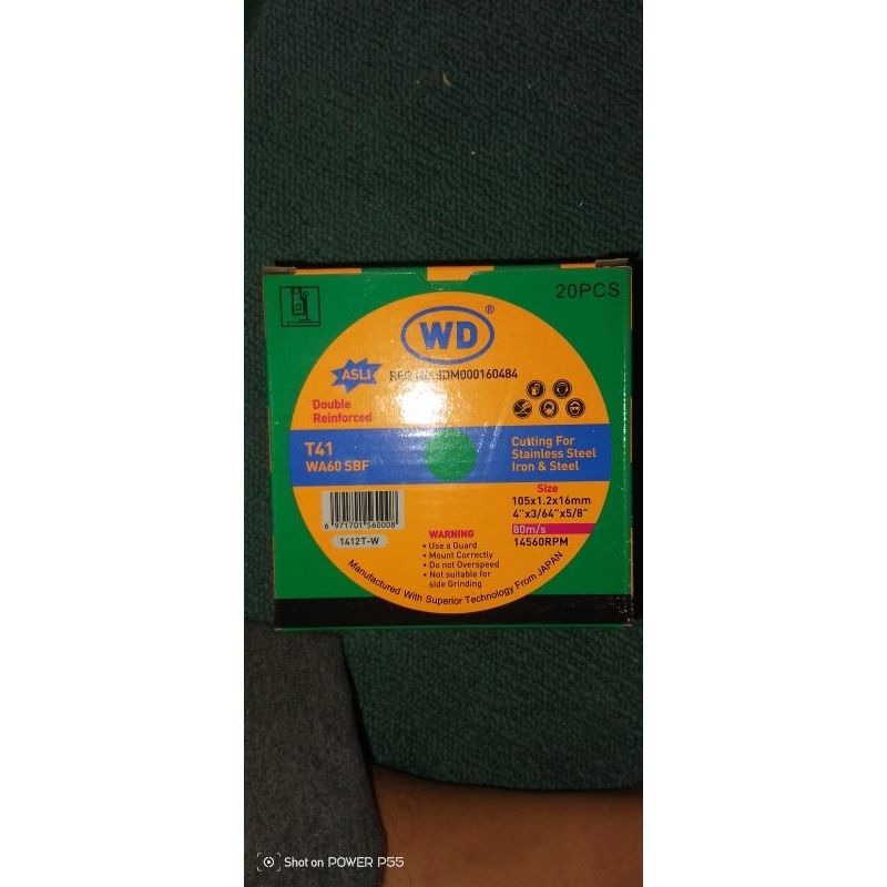 Jual WD cutting besi 4 inch / potong besi 1 pack isi 20 | Shopee Indonesia