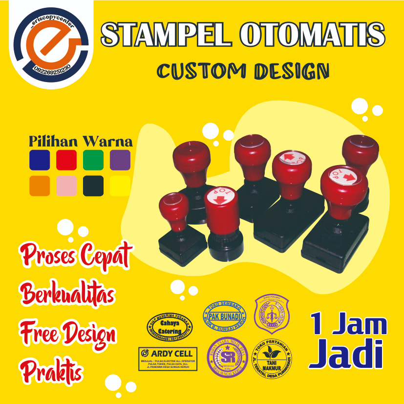 Jual Stampel Flash Warna, Custom Design | Shopee Indonesia