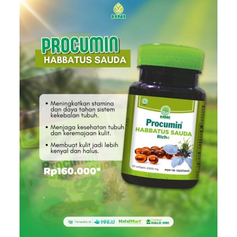 Jual PROCUMIN HABBATUSSAUDA Rich e HNI HPAI | Shopee Indonesia