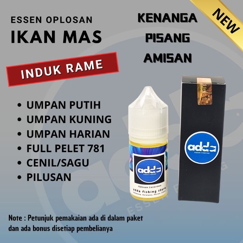 Jual Essen Oplosan Luxurious adda fishing Khusus Induk Rame KPA - 15ml ...