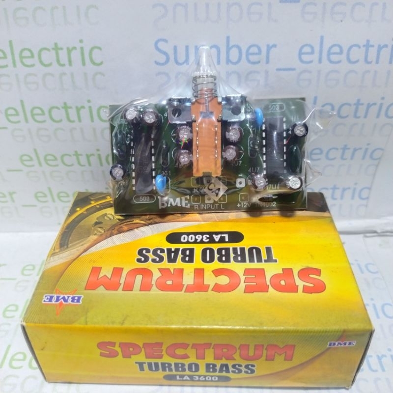 Jual KIT TURBO BASS SPECTRUM LA 3600 BY BME | Shopee Indonesia