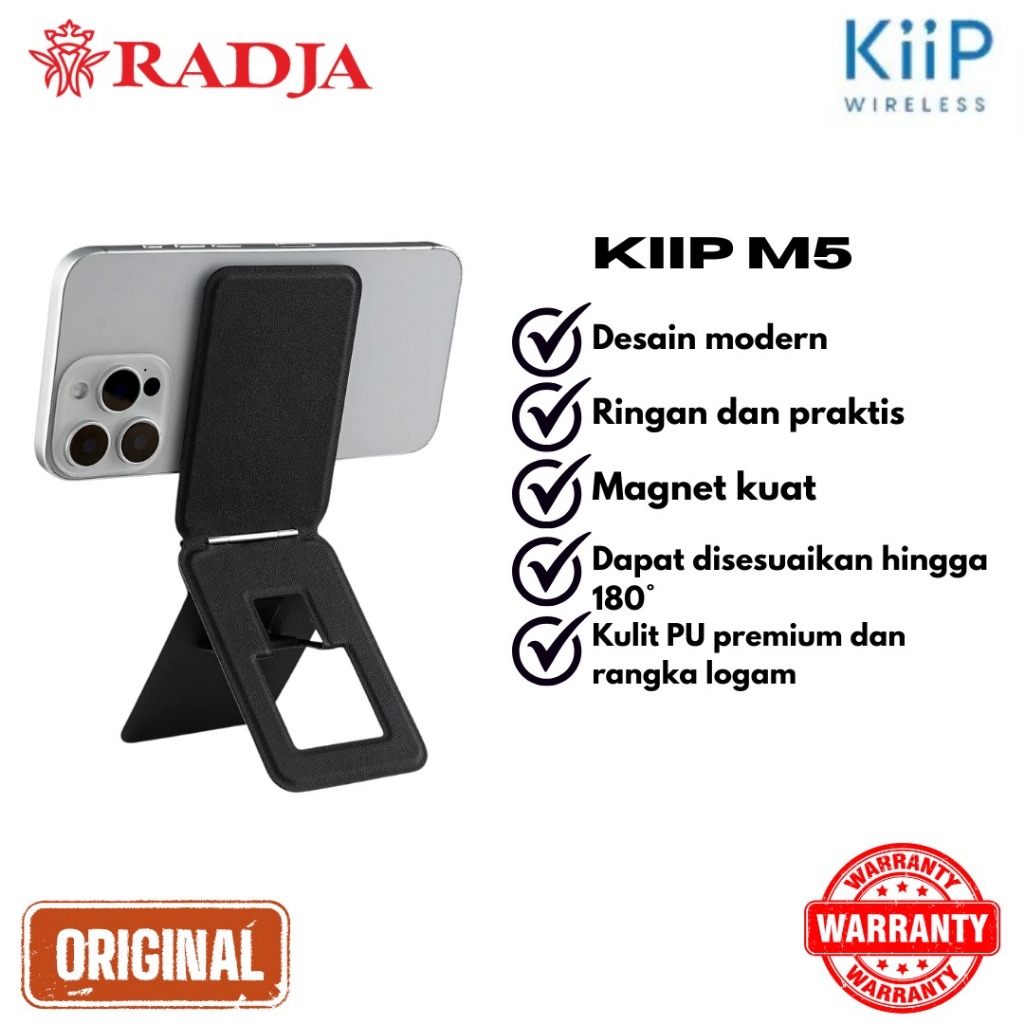 Jual KiiP Wireless M5 Phone Tripod Stand Magnetic Holder HP Minimalis ...