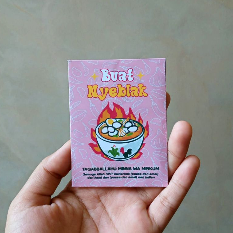 Jual ( ISI 20 LEMBAR ) AMPLOP THR LEBARAN HARI RAYA TEMA BUAT JAJAN ...