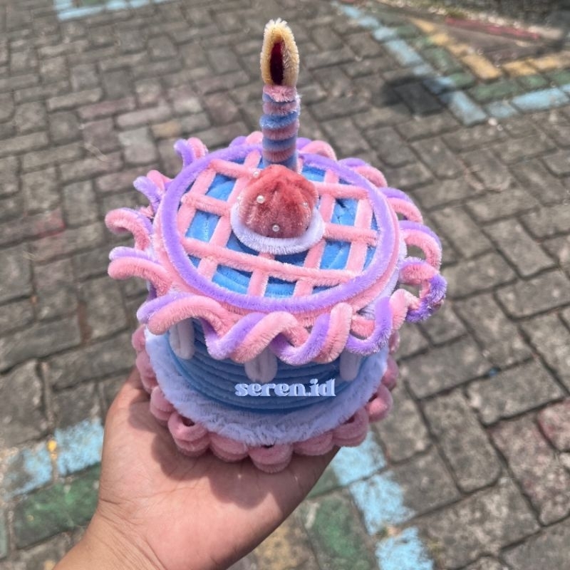 Jual Small Cake Pipe Cleaner | Kue Ultah Kawat Bulu | PO | Shopee Indonesia