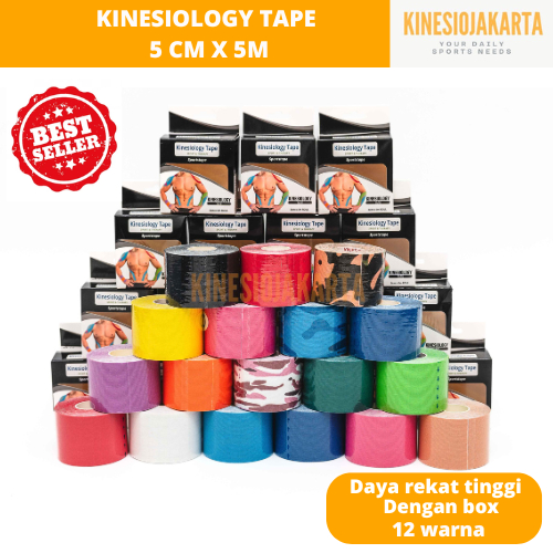 Jual Kinesio Tape / Tapping / Kinesiology Tape 5cm x 5m TERMURAH | Shopee Indonesia