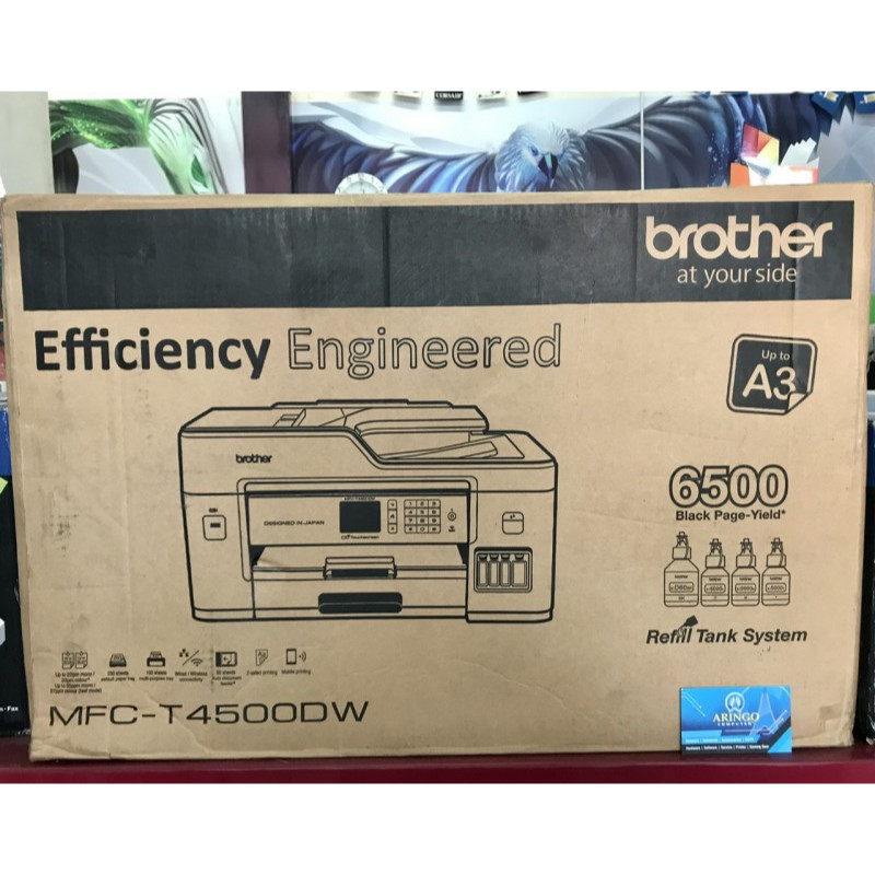 Jual Printer Brother MFC-T4500DW A3 Print/Scan/Copy/Infus | Shopee ...
