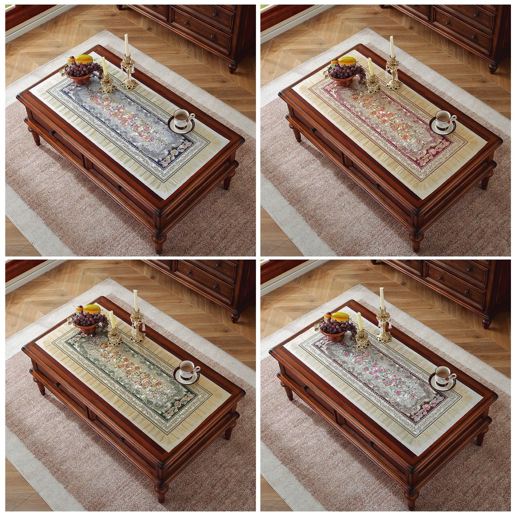 Jual Taplak Meja Tamu Super Tebal Premium 45 x 90cm / 50 x 110cm / 60 x ...