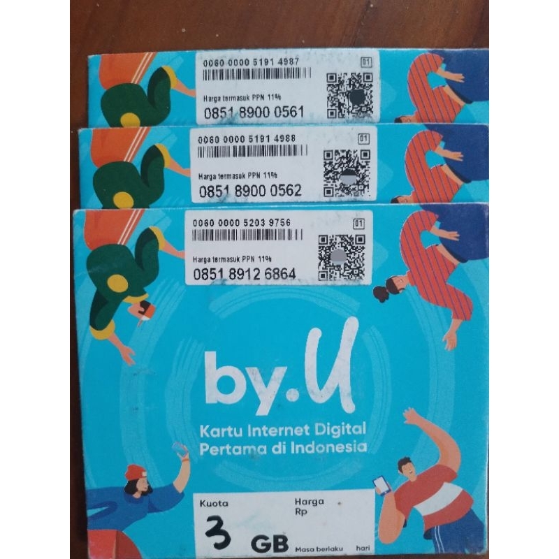 Jual Kartu Perdana By.U Harga Terlengkap & Harga Terbaru Juni 2026 ...