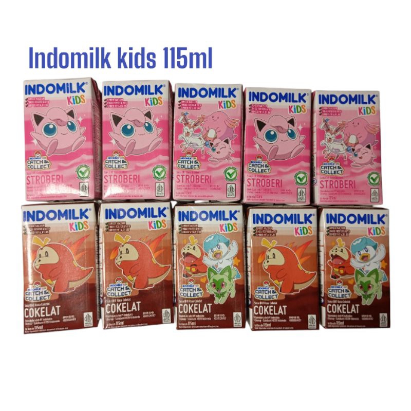 Jual paket 10 pcs susu indomilk kids 115ml | Shopee Indonesia