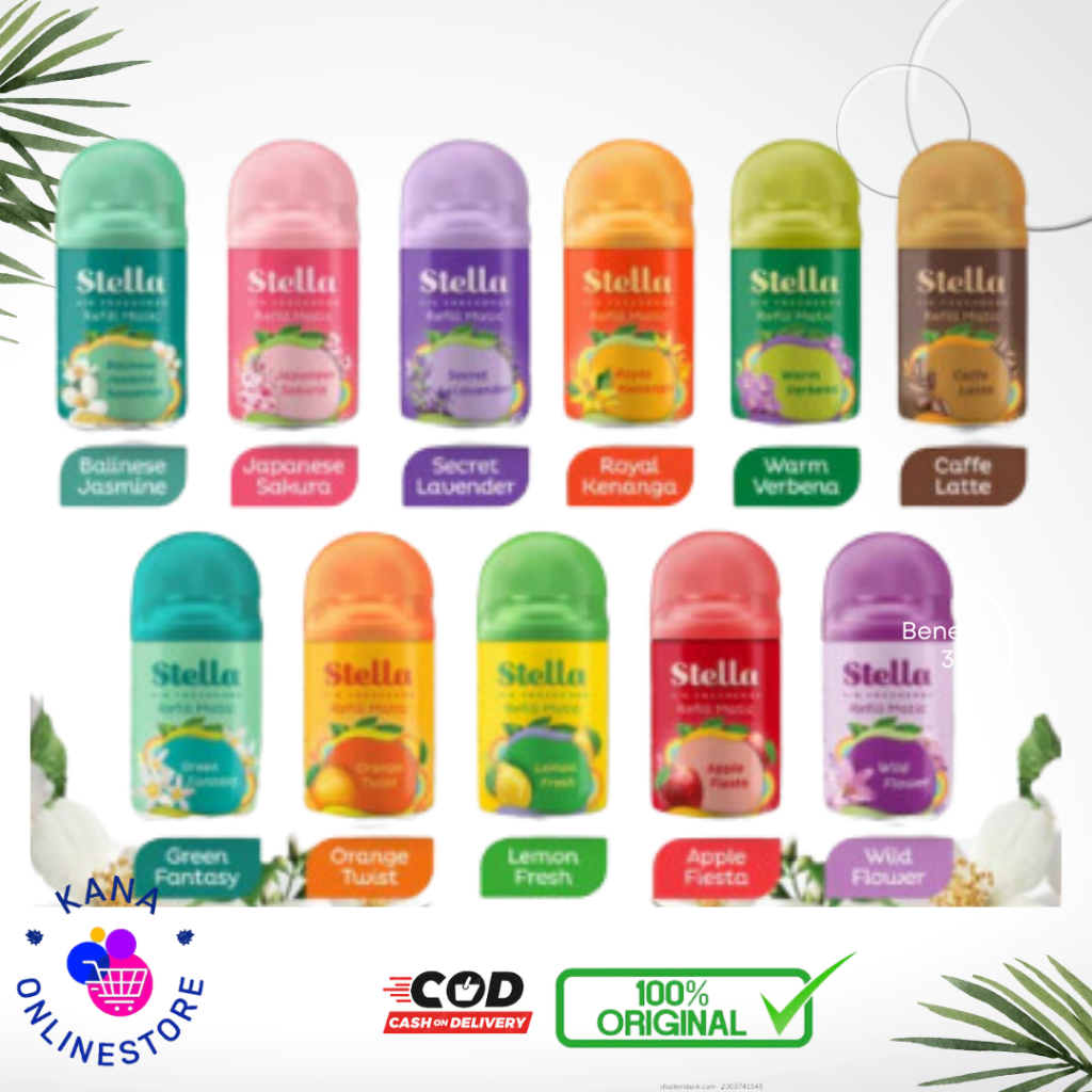 Jual Stella Pengharum Ruangan Matic Refill 160 ML | Shopee Indonesia