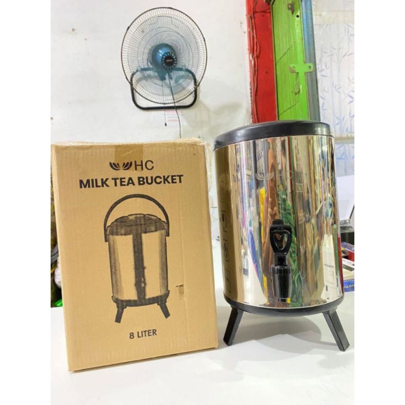 Jual Milk tea bucket stainless steel FL baru tersedia ukuran 8 liter ...
