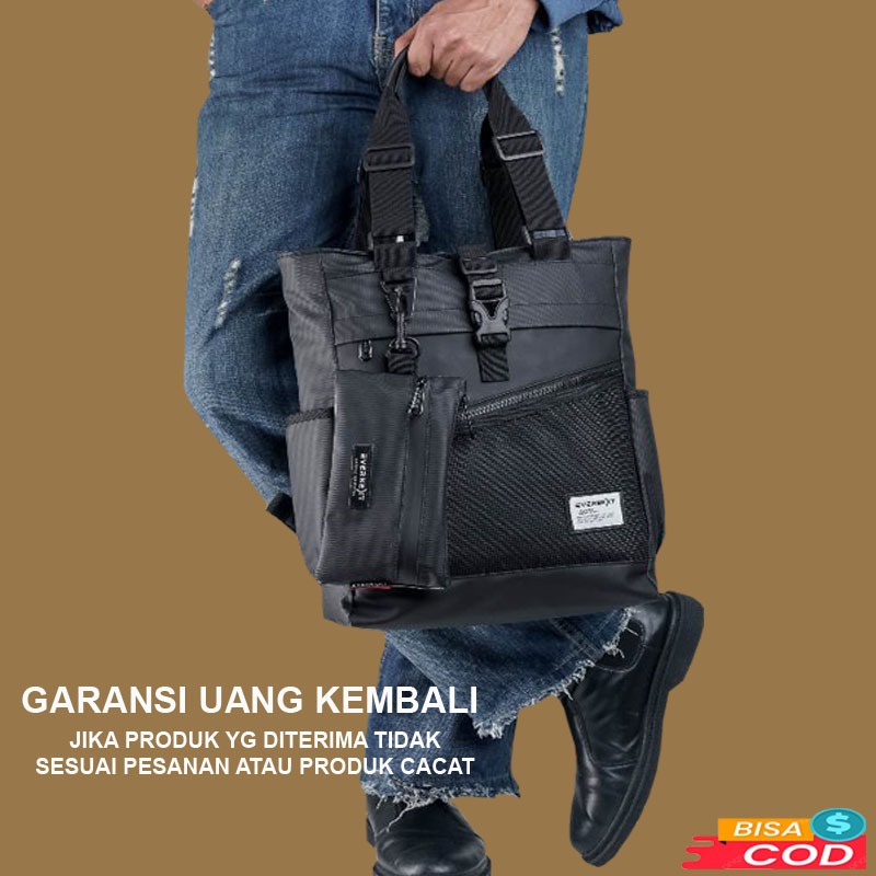 Jual ( EXCLUSIVE PRODUCT ) Tas jinjing tas bahu totte bag unisex pria ...