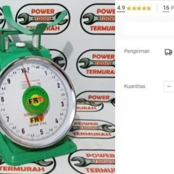 Jual Timbangan Duduk 10 KG FRT Jarum Analog Dapur Kue Buah 10kg Mdl Vietnam | Shopee Indonesia