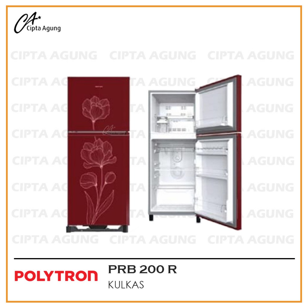 Jual POLYTRON KULKAS 2 PINTU 166 LITER PRB-200R / PRB 200 R | Shopee ...