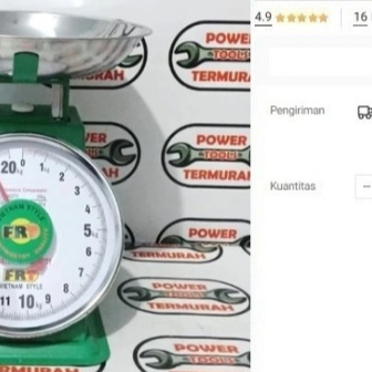 Jual Timbangan Duduk 20 KG FRT Jarum Analog Dapur Kue Buah 20kg Mdl Vietnam | Shopee Indonesia